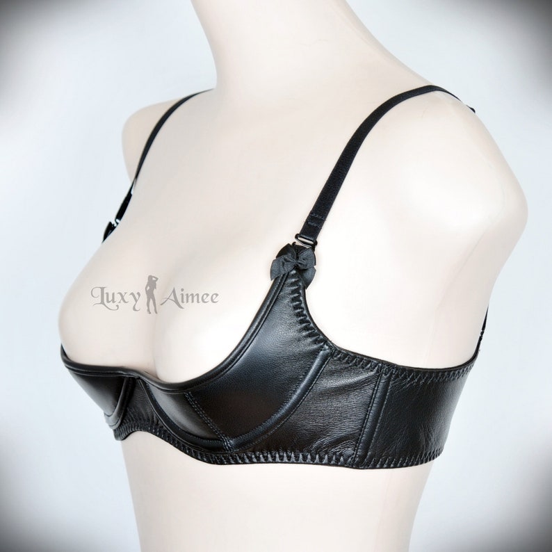 Cristin Plus Size Basic Quarter Cup Bra Luxury Black Etsy