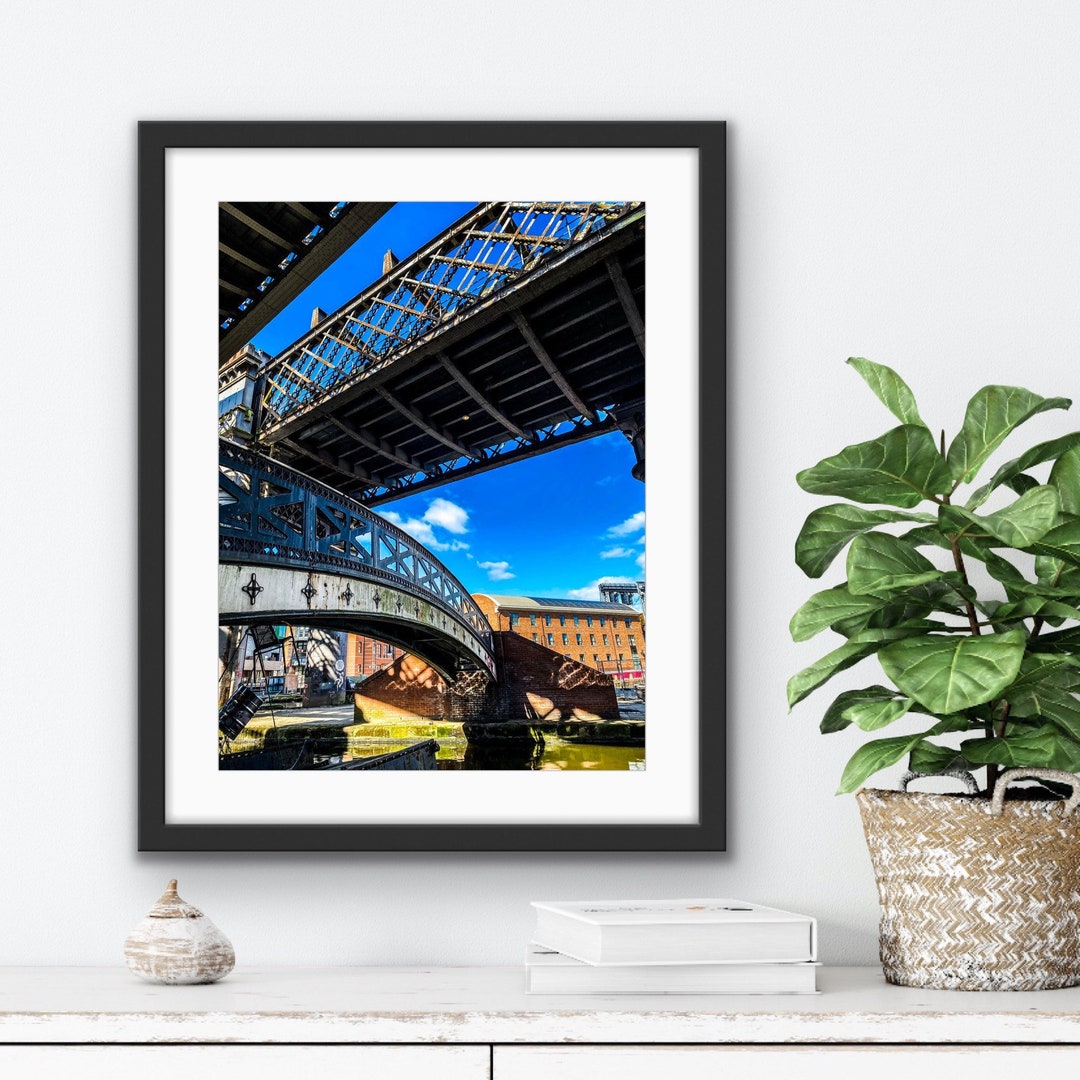 Manchester Print / Manchester Poster / Castlefield Canal - Etsy UK