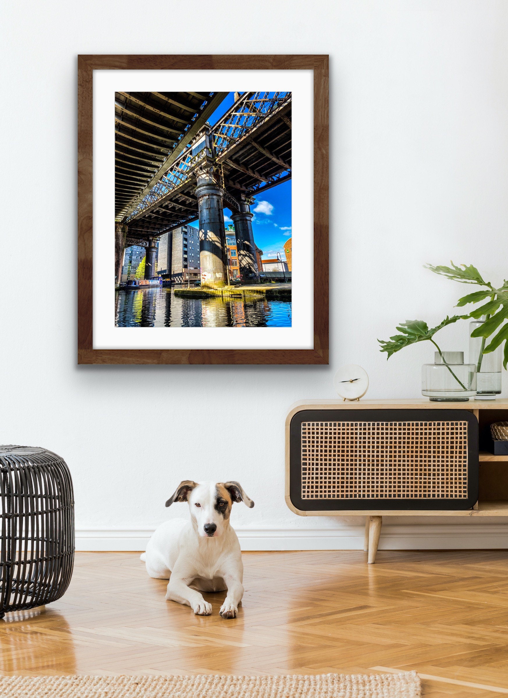 Manchester Print / Manchester Poster / Castlefield Canal Bridges / Fast ...