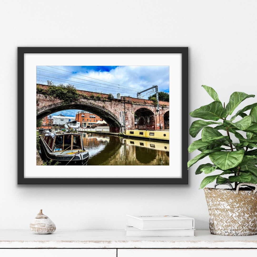 Manchester Print / Manchester Poster / Castlefield Canal / Fast and ...