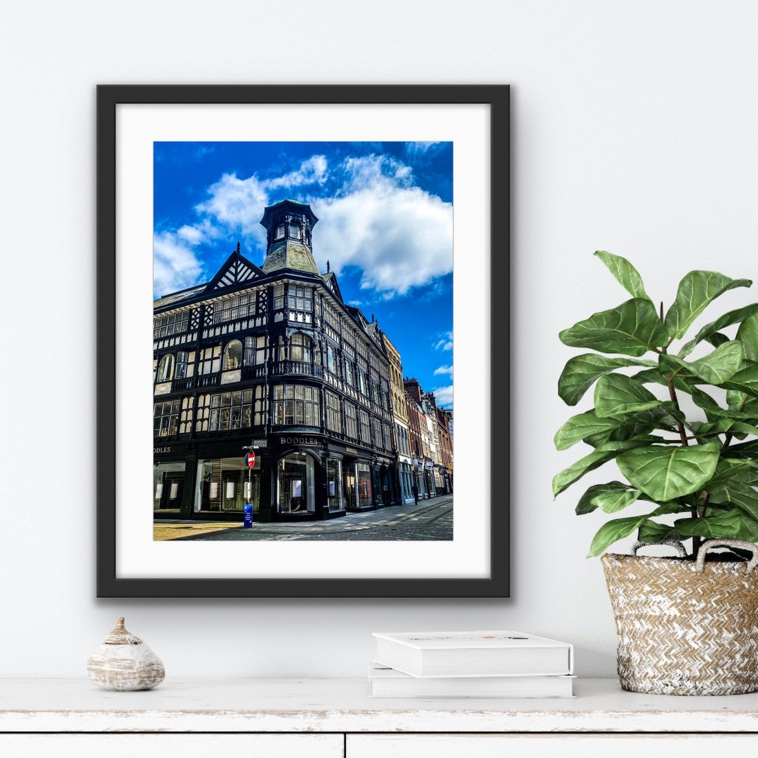 Manchester Print / Manchester Poster / Boodles King Street / Fast and ...