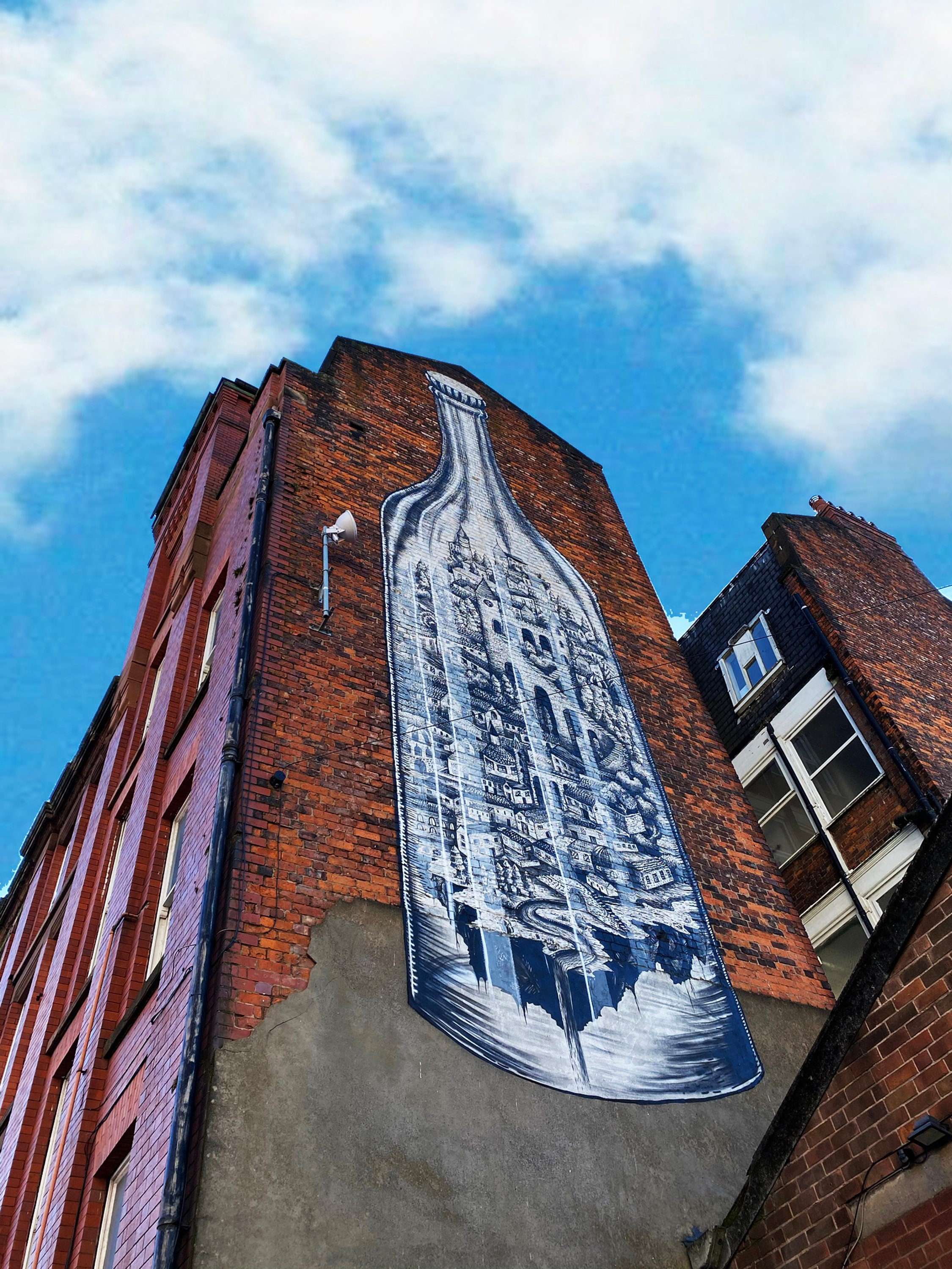 Manchester Print / Ancoats Bottle Mural / Graffiti Wall Art / - Etsy UK