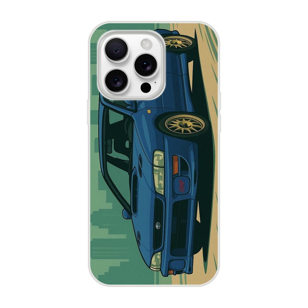 Subaru WRX STI iPhone Case - GTA Style Design, Flexible & Impact ...
