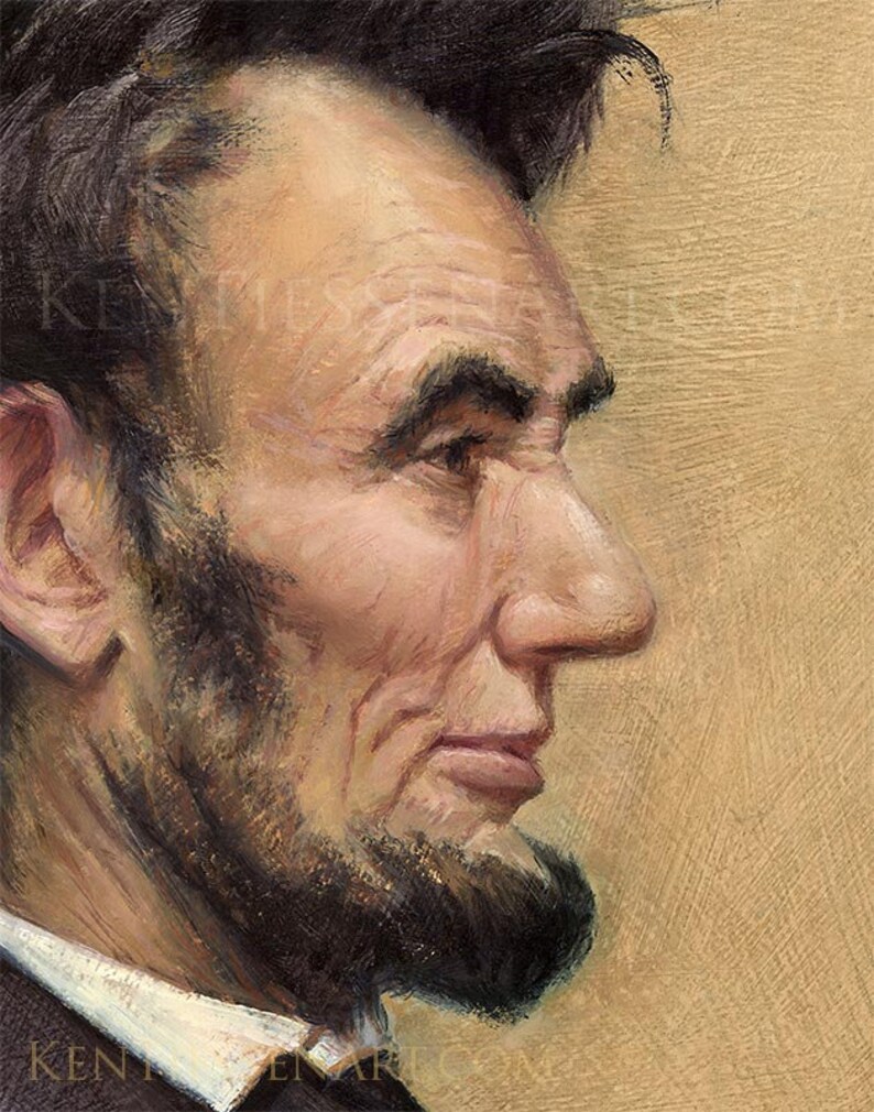 Lincoln Profile - Etsy