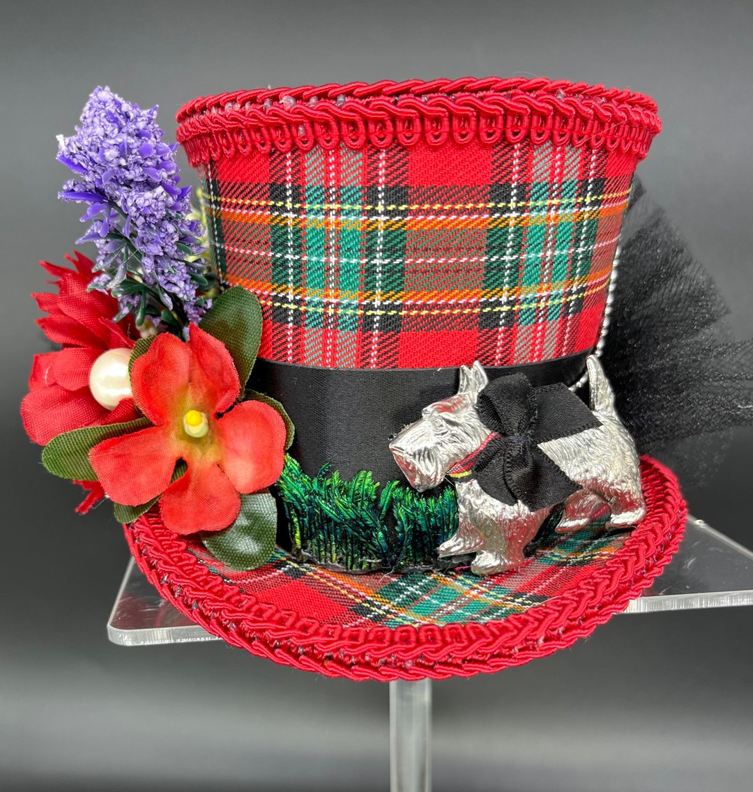 Scotty Goes for a Walk Miniature Top Hat - Etsy