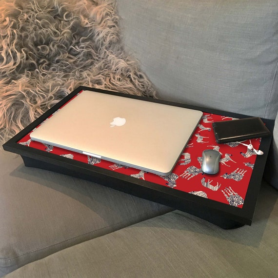 ZEBRA HORSES Lap Tray Desk With Bean Bag Pillow Cushion: - Etsy