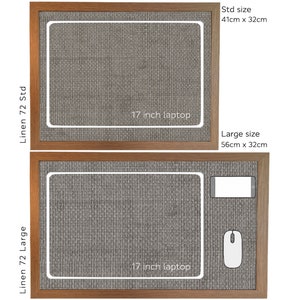 LINEN 72 Wood Lap TRAY: High Quality Bean Bag Cushion, Breakfast in Bed ...