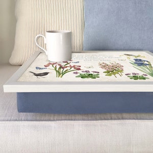Spring Garden LAP TRAY Desk With Bean Bag Pillow Cushion: High Quality ...