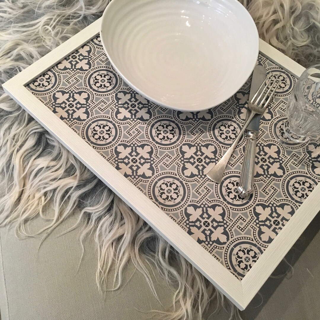 Arabesque LAP TRAY Desk With Bean Bag Pillow Cushion: Cushioned Padded ...