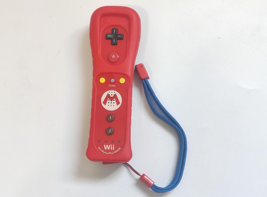 Official Nintendo Wii Remote Plus Red Mario Edition – OEM Motion Plus ...