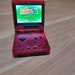 Gameboy Advance SP Transparent Clear Red IPS V2 Screen Mod - Etsy
