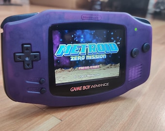 Gameboy Advance SP Transparent Purple IPS V2 - Etsy