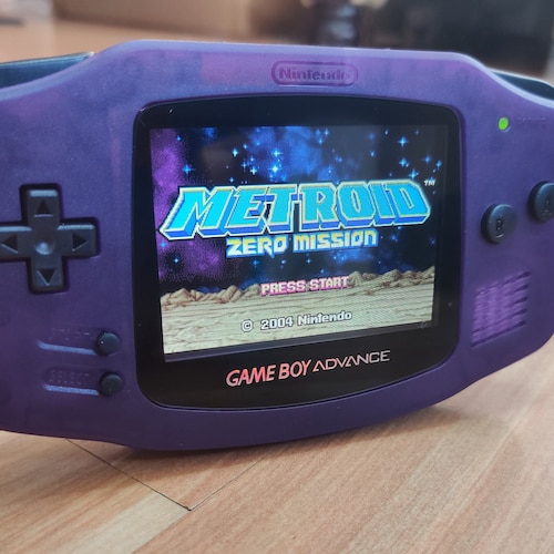 Gameboy Advance SP Transparent Purple IPS V2 - Etsy