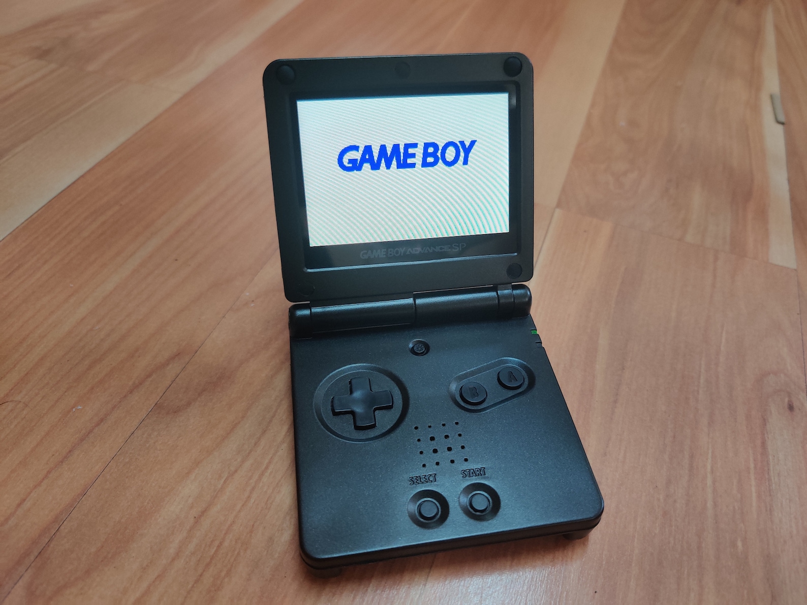 Gameboy Advance SP Solid Black Color AGS IPS Screen Mod With | Etsy