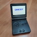 Gameboy Advance SP Solid Black Color AGS IPS Screen Mod With 10 Level ...
