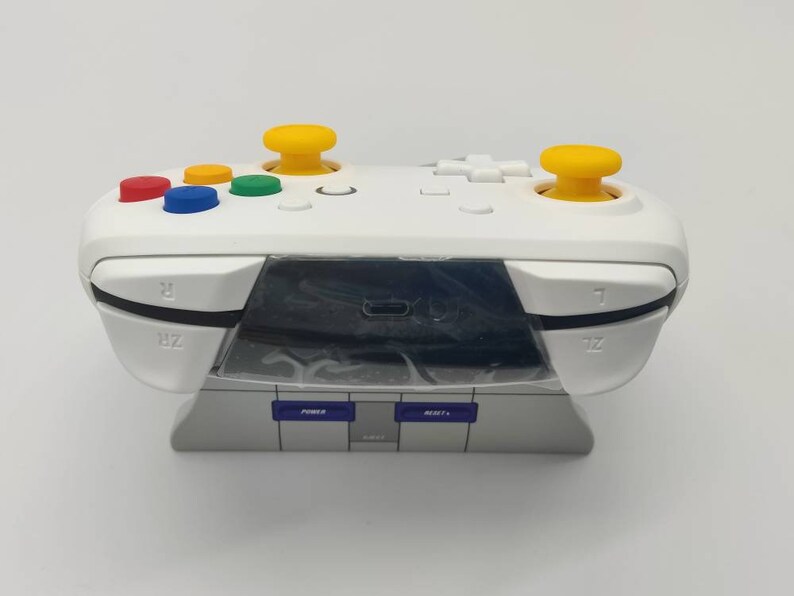 Nintendo Switch Pro Controller White Shell Mix Color With White Buttons ...