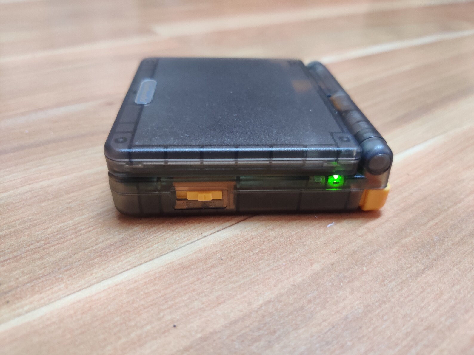 Gameboy Advance SP Transparent Black With Yellow Button Color AGS IPS ...