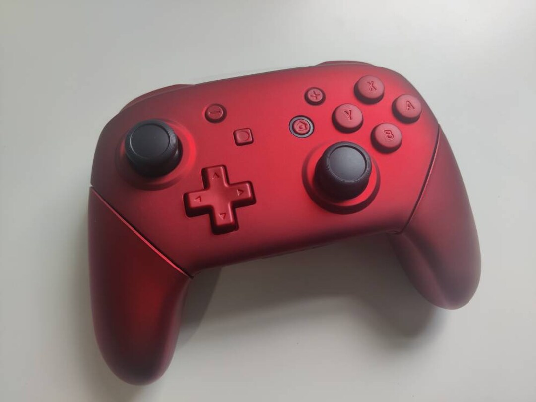 Custom Nintendo Switch Pro Controller Red Velvet & Red Buttons Theme - Etsy