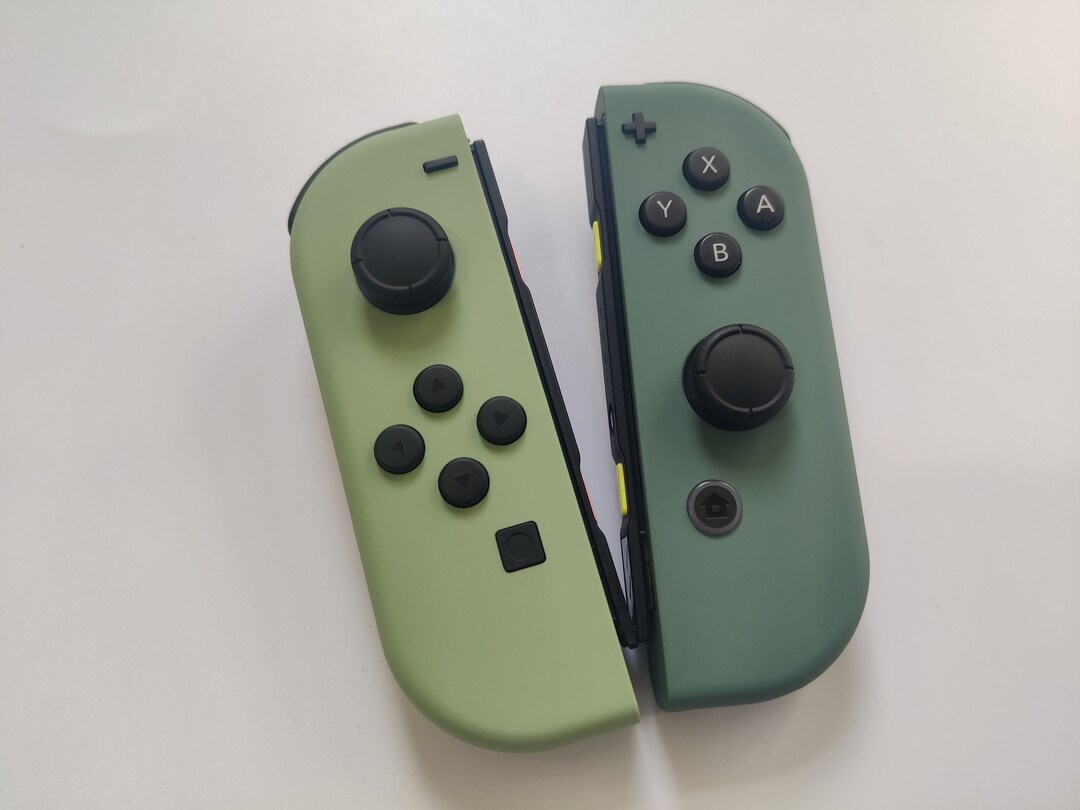 Nintendo Switch Joy-con: Vibrant Matcha Green & Earthy Pine Custom ...