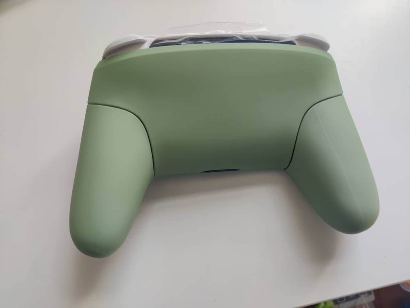 Custom Nintendo Switch Pro Controller Matcha Green Replacement Shell ...