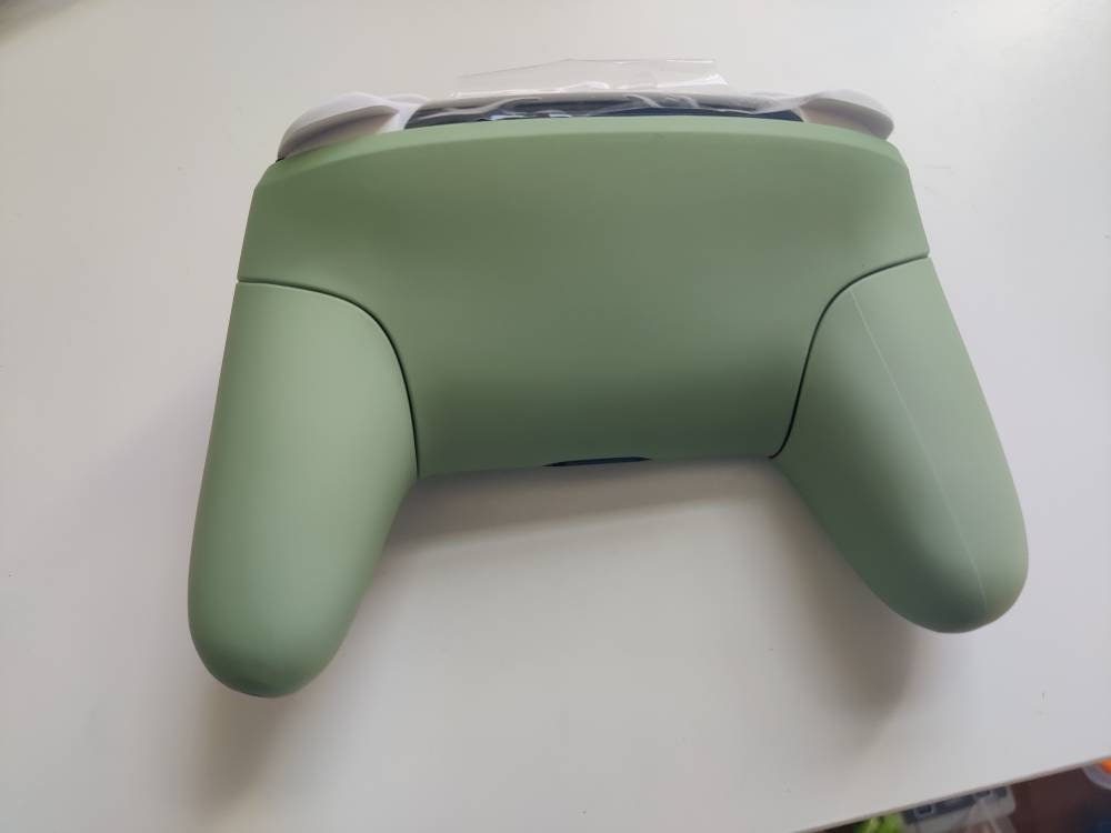 Custom Nintendo Switch Pro Controller Matcha Green Replacement Shell ...