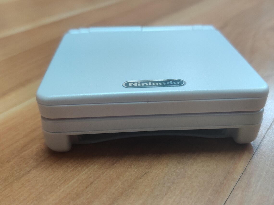 Gameboy Advance SP Solid White With White Button Color AGS IPS Screen ...