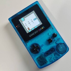 Gameboy Color Clear Sky Blue Backlight Console - Etsy