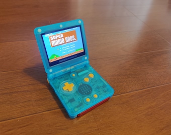 Gameboy Advance SP Transparent Clear Red IPS V2 Screen Mod | Etsy