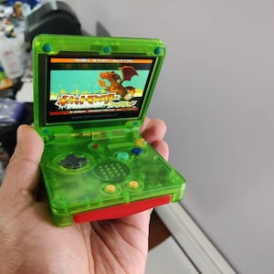 Gameboy Advance SP Clear Green With Mix Color Buttons AGS IPS Screen ...