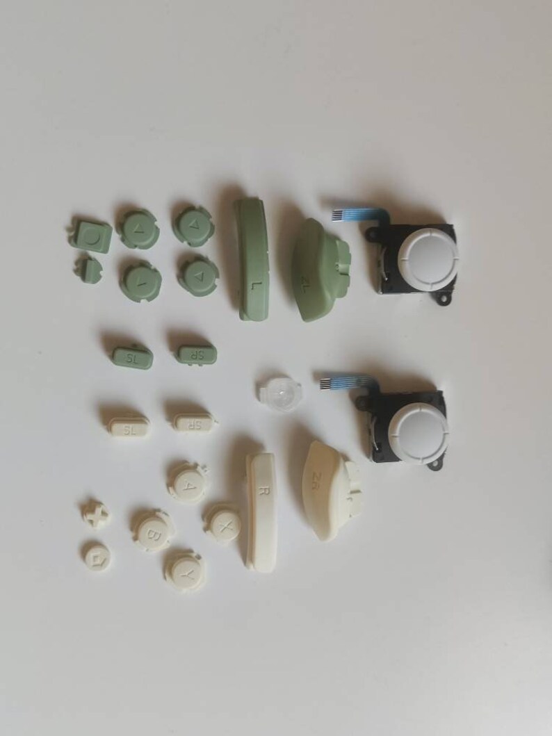 Soft Touch Matcha Green & Cream Shell for Nintendo Switch - Etsy