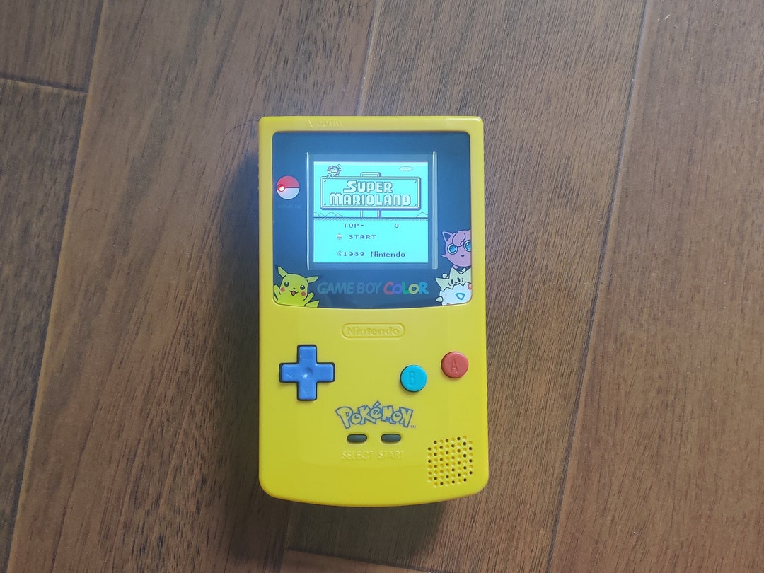 Nintendo Gameboy Color POKEMON Custom BACKLIT With New Housing, Speaker ...