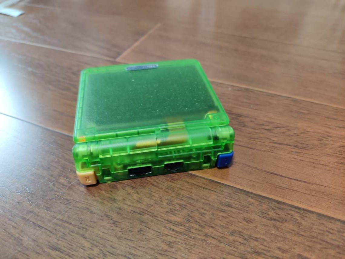 Gameboy Advance SP Clear Green With Mix Color Buttons AGS IPS Screen ...