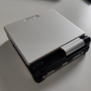 Gameboy Advance SP Solid Black White Replacement Housing Shell for GBA ...