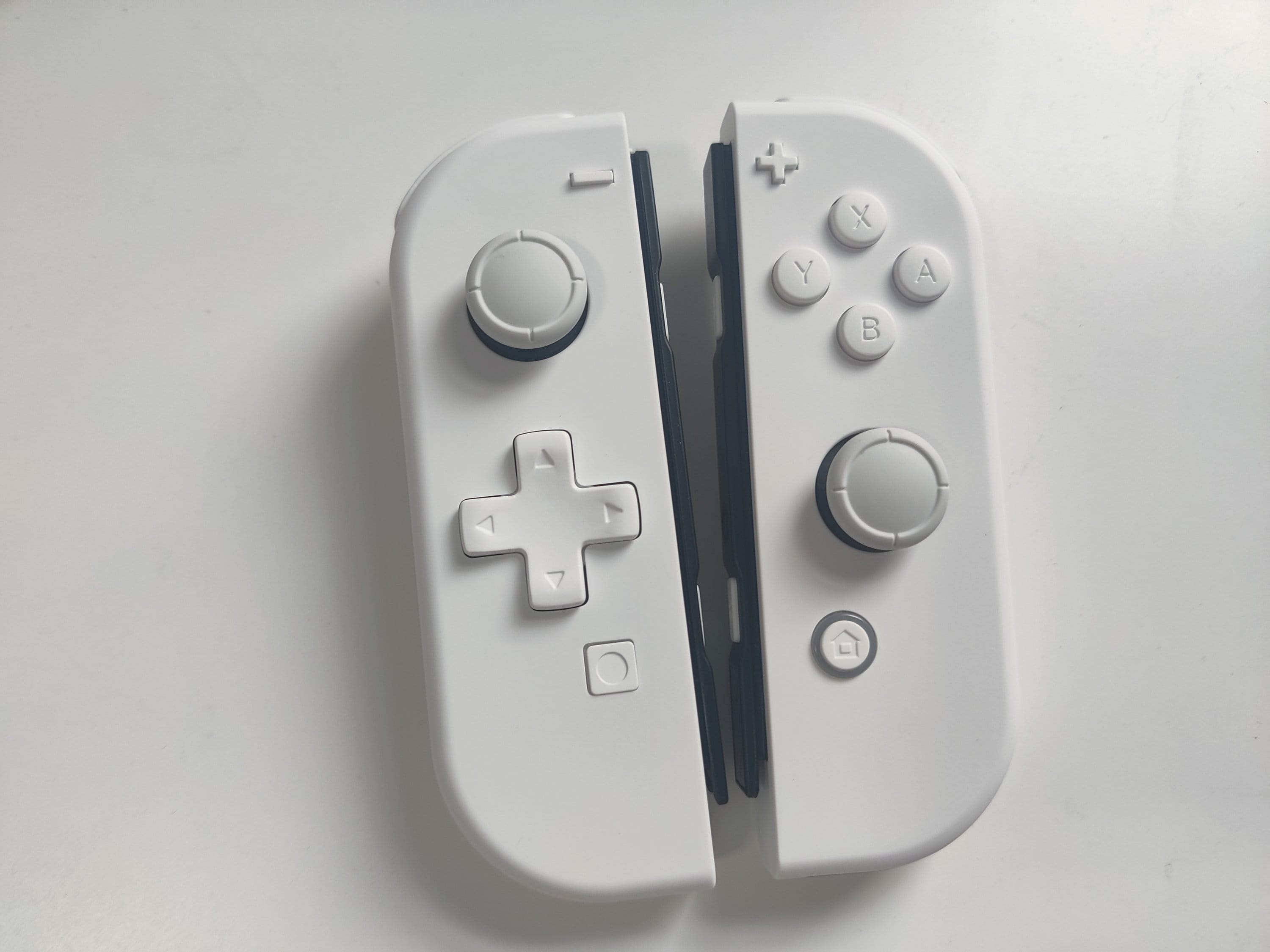 Custom Nintendo Switch White Dpad Shell With White Buttons Joycon ...