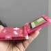Custom GBA SP IPS V2 Screen Clear Pink & White Buttons Modded With 10 ...