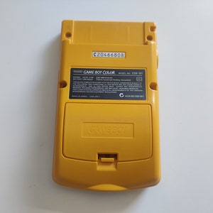 Gameboy Color Solid Yellow OEM Shell & Buttons Backlight Console - Etsy