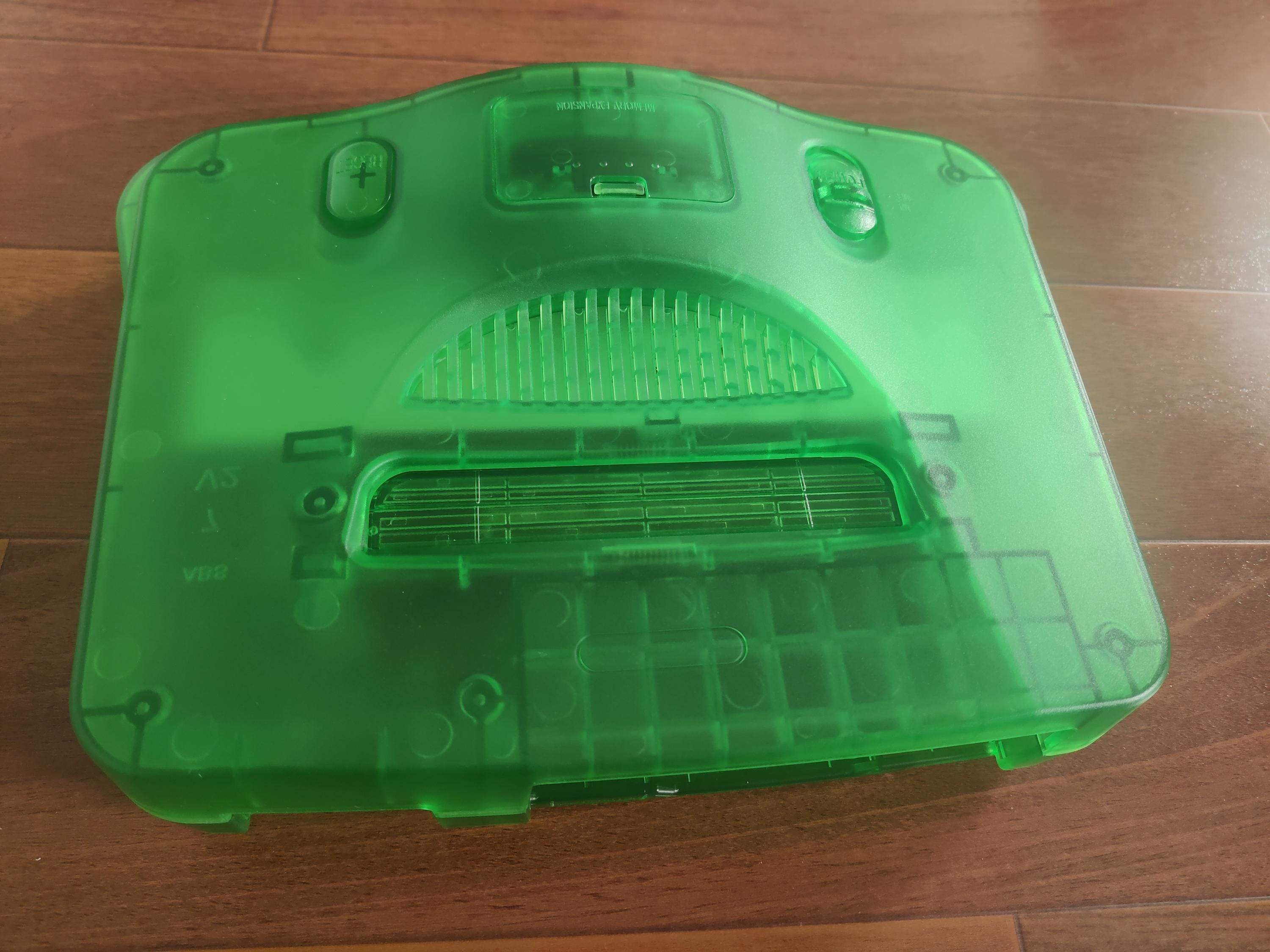 Custom Clear Green Nintendo 64 N64 Console System Both Japan & US PLAY ...