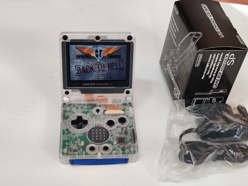 Gameboy Advance SP Transparent Clear IPS V2 Screen Mod - Etsy Canada