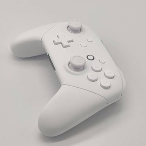 Nintendo Switch Pro Controller White Shell & Buttons DIV Kits With ...