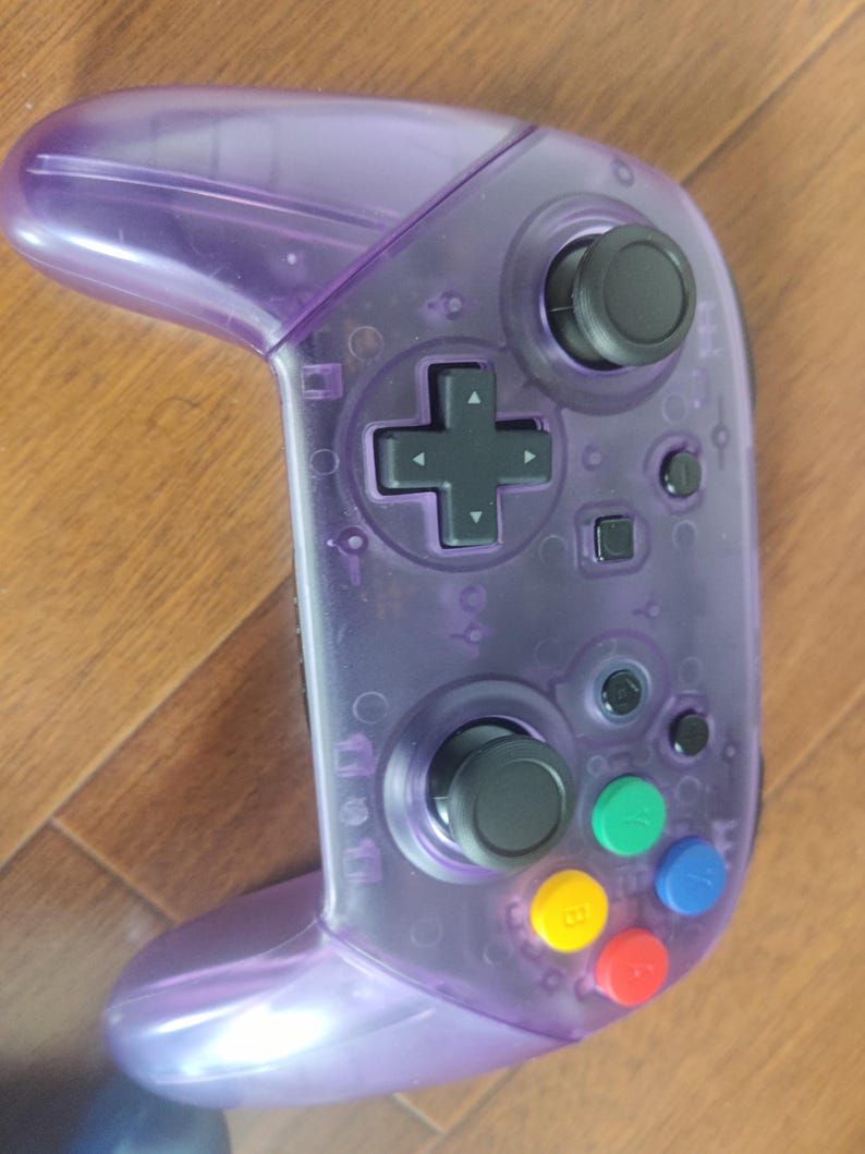Custom Nintendo Switch Pro Controller N64 Clear Shell Choose Your Color ...