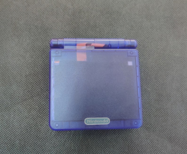 Gameboy Advance SP IPS V2 Screen Mod Dark Transparent Purple - Etsy