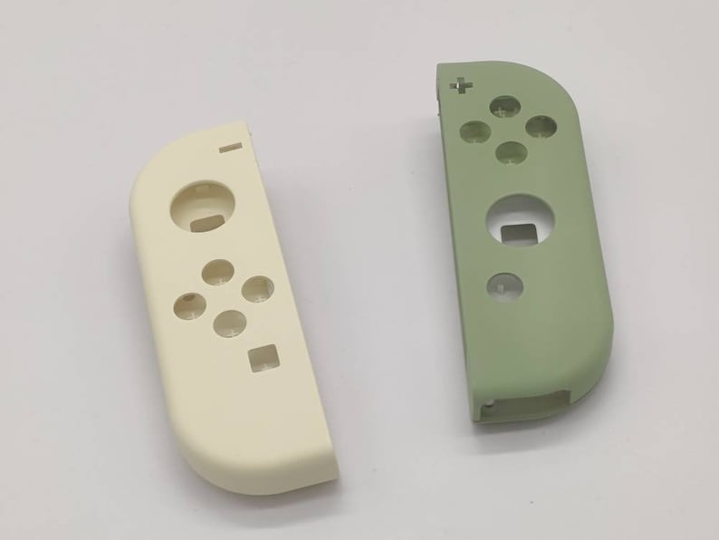 Soft Touch Matcha Green & Cream Shell for Nintendo Switch Joycon - Etsy