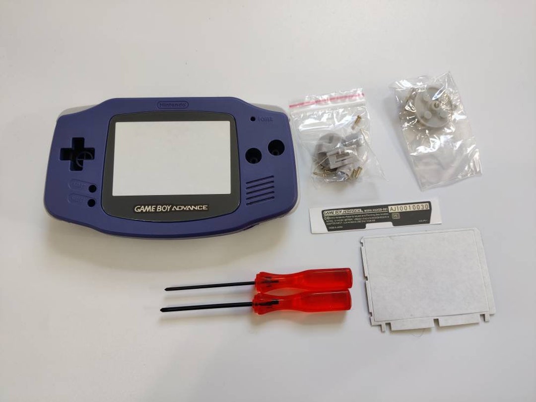 GBA Nintendo Game Boy Advance Indigo Blue Replacement Shell - Etsy