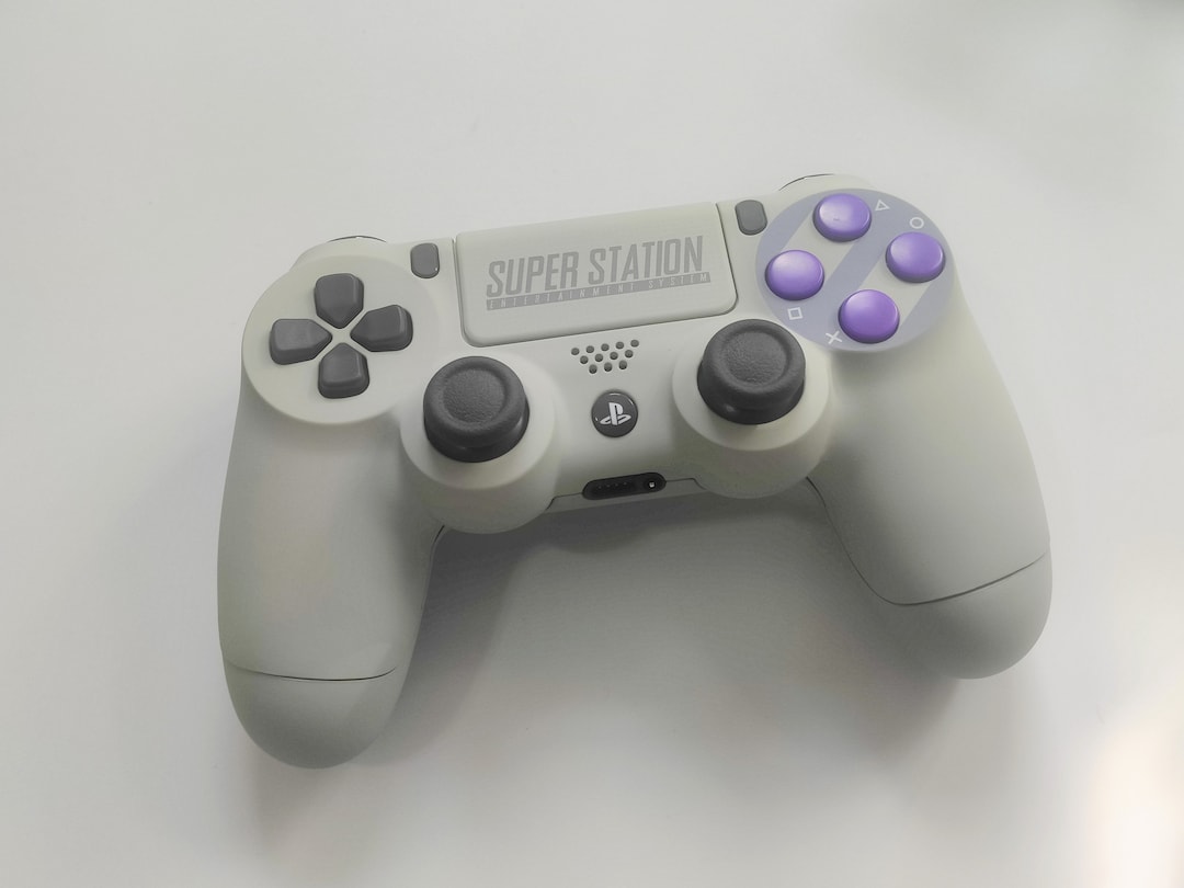 Soft Touch Feel Snes-style Custom PS4 Controller With Blossom-inspired ...