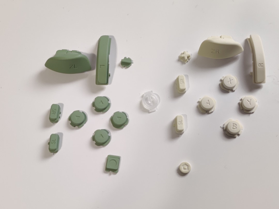 Matcha Green & Cream Replacement Buttons for Nintendo Switch Joycon - Etsy