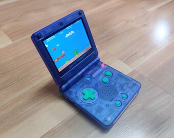 Gameboy Advance SP Transparent Clear Red IPS V2 Screen Mod | Etsy