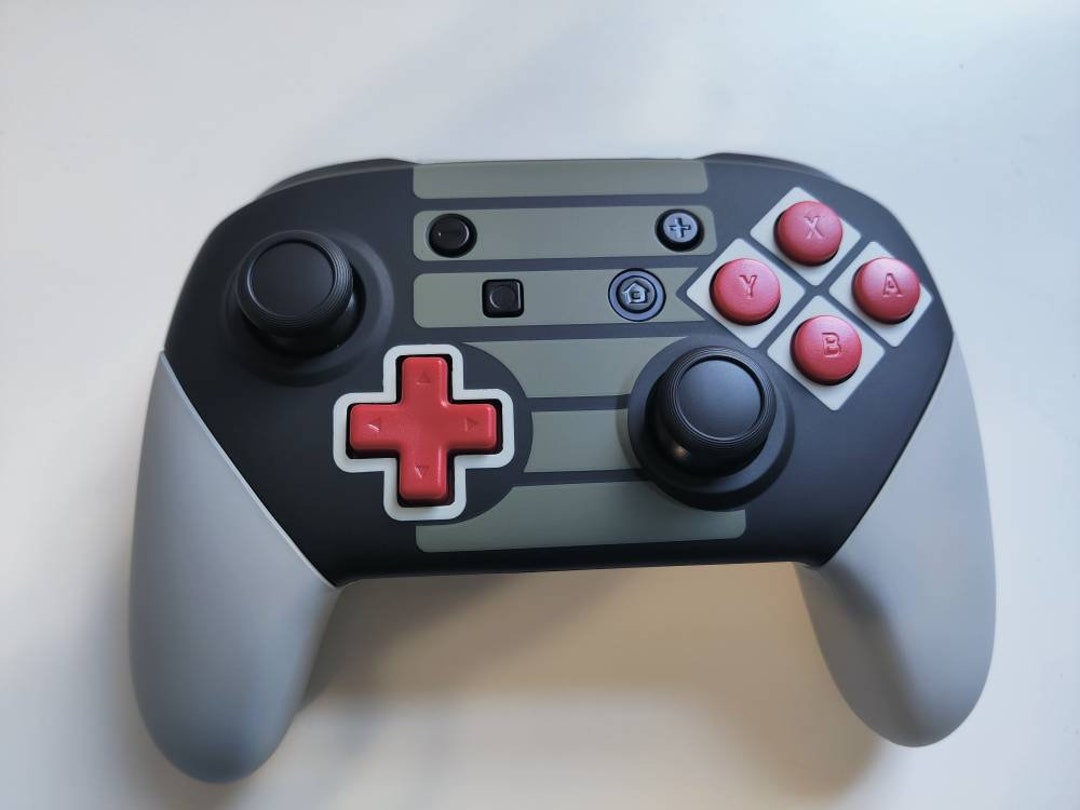 Custom Nintendo Switch Pro Controller Nes Edition - Etsy