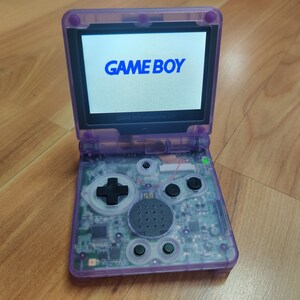Gameboy Advance SP Transparent Purple IPS V2 - Etsy