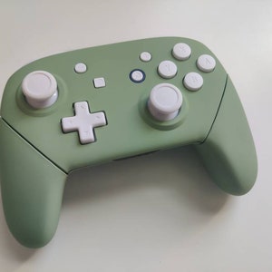Custom Nintendo Switch Pro Controller Matcha Green Replacement Shell ...