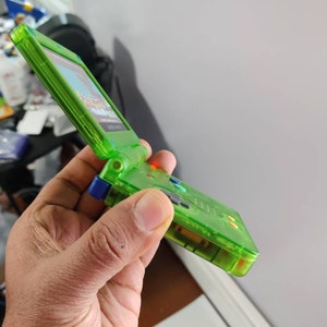 Gameboy Advance SP Clear Green With Mix Color Buttons AGS IPS Screen ...